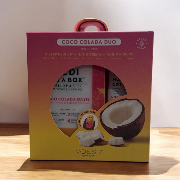 Bath & Body | New Coco Colada Duo 4 Step Pedi Kit By Voesh | Poshmark